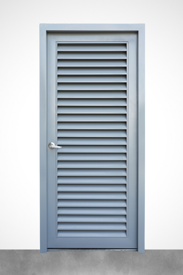 Plain Steel Door | With Full Louver – ADA Steel Door Manufacturing Inc