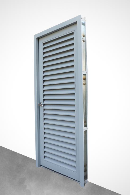 Plain Steel Door | With Full Louver – ADA Steel Door Manufacturing Inc