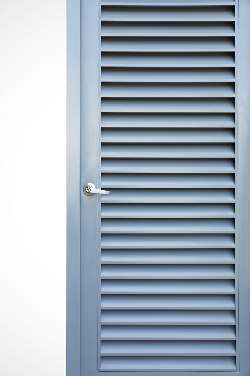 Plain Steel Door | With Full Louver – ADA Steel Door Manufacturing Inc