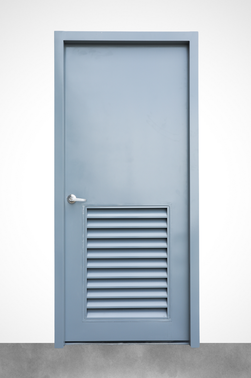 Plain Steel Door | With Half Bottom Louver – ADA Steel Door ...