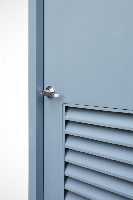 Plain Steel Door | With Half Bottom Louver – ADA Steel Door ...