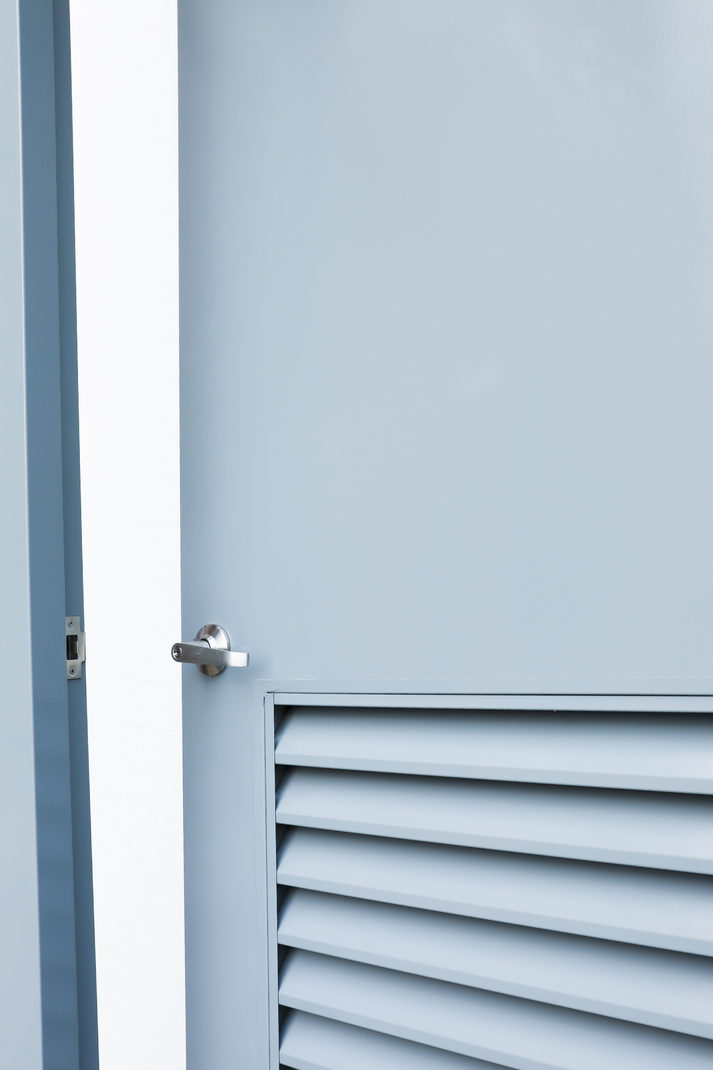 Plain Steel Door | With Half Bottom Louver – ADA Steel Door ...