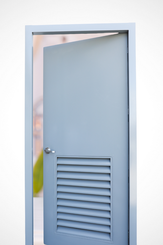 Plain Steel Door | With Half Bottom Louver – ADA Steel Door ...